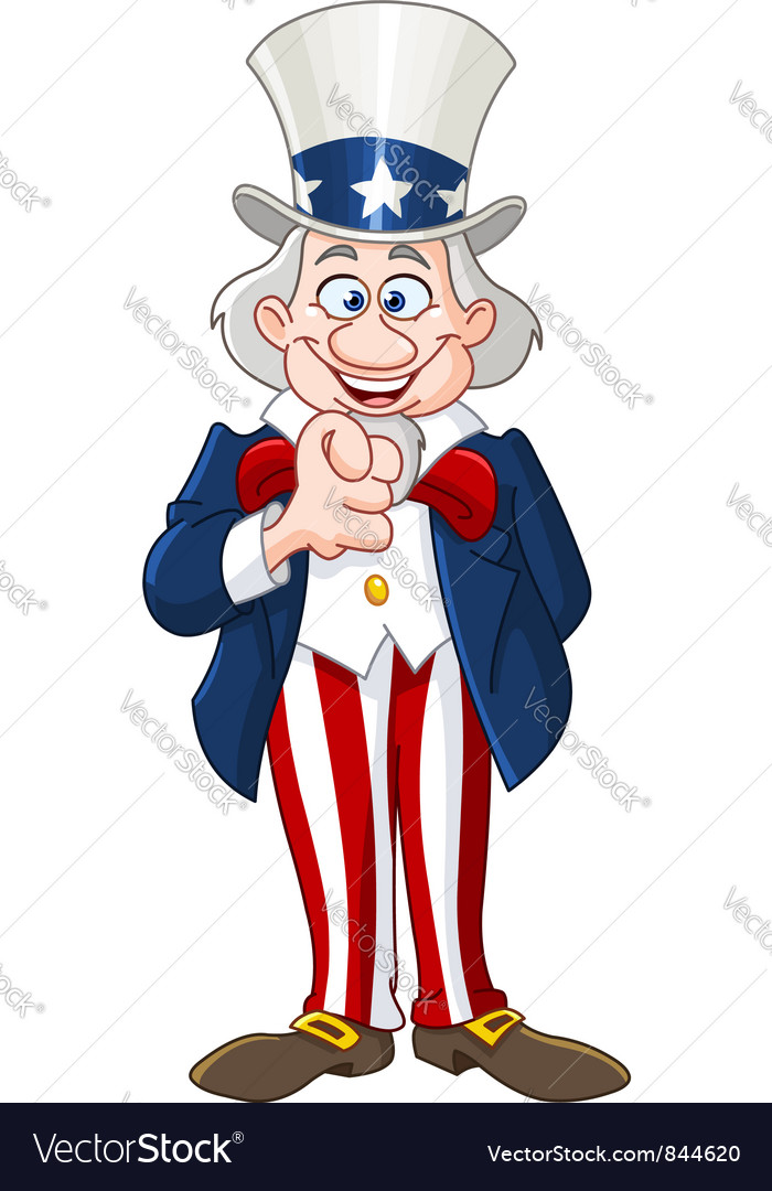Uncle sam Royalty Free Vector Image - VectorStock