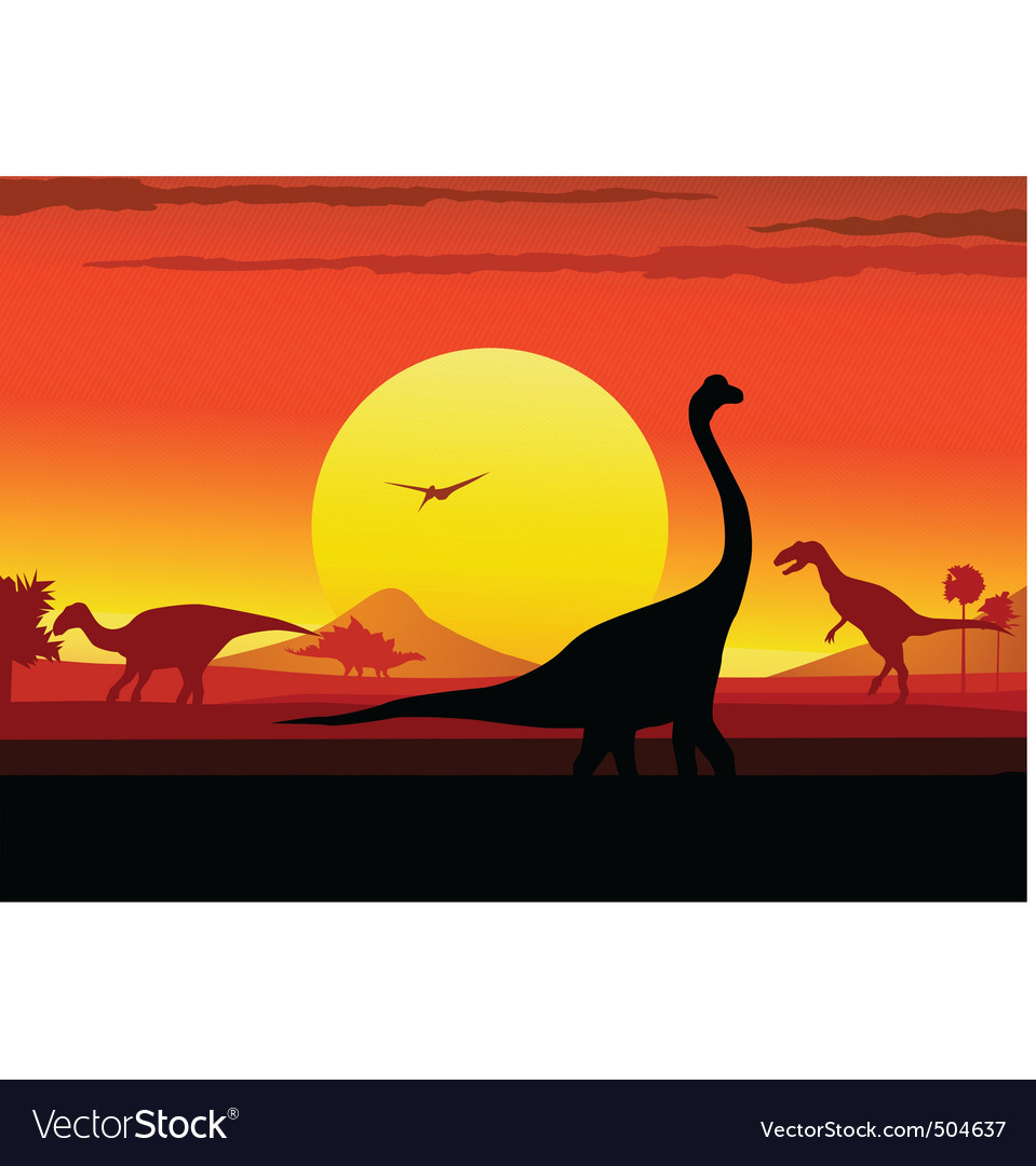 Dinosaurus Royalty Free Vector Image - VectorStock