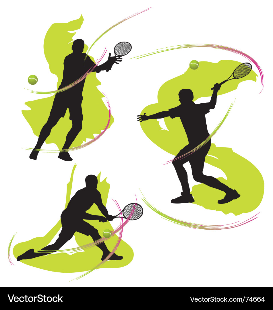Tennis graphics Royalty Free Vector Image - VectorStock