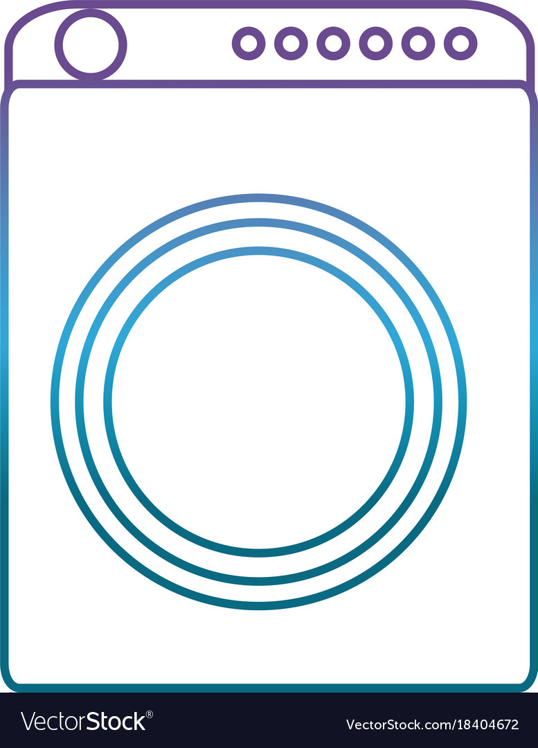 Washing machine Royalty Free Vector Image - VectorStock