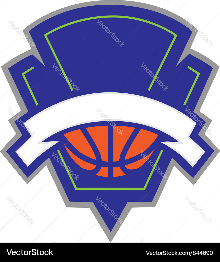 Basketball logo Royalty Free Vector Image - VectorStock