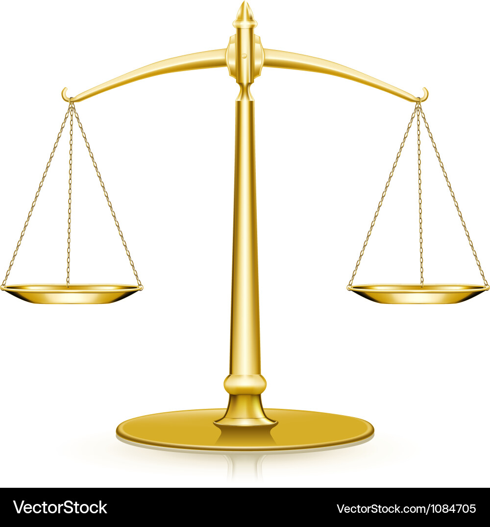 Gold Weight Scale icon Royalty Free Vector Image