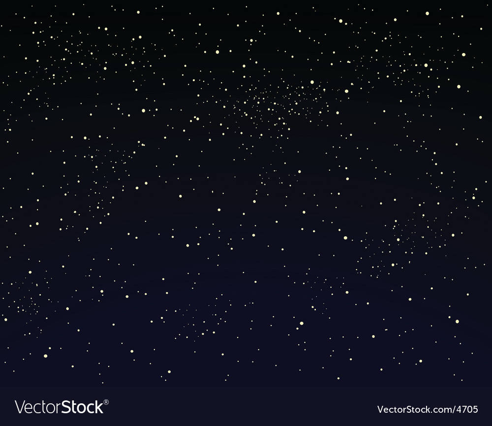 Starry sky Royalty Free Vector Image - VectorStock