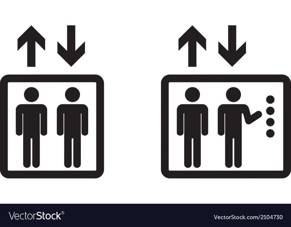 Elevator icon Royalty Free Vector Image - VectorStock