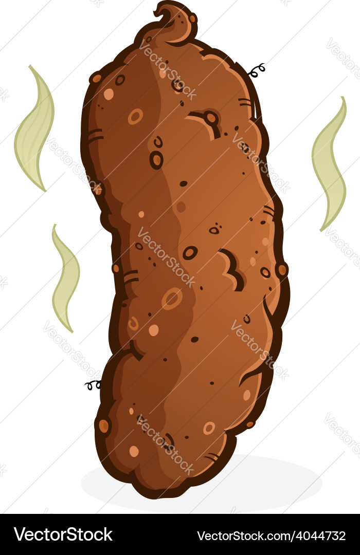 Turd Poop Cartoon Royalty Free Vector Image - VectorStock