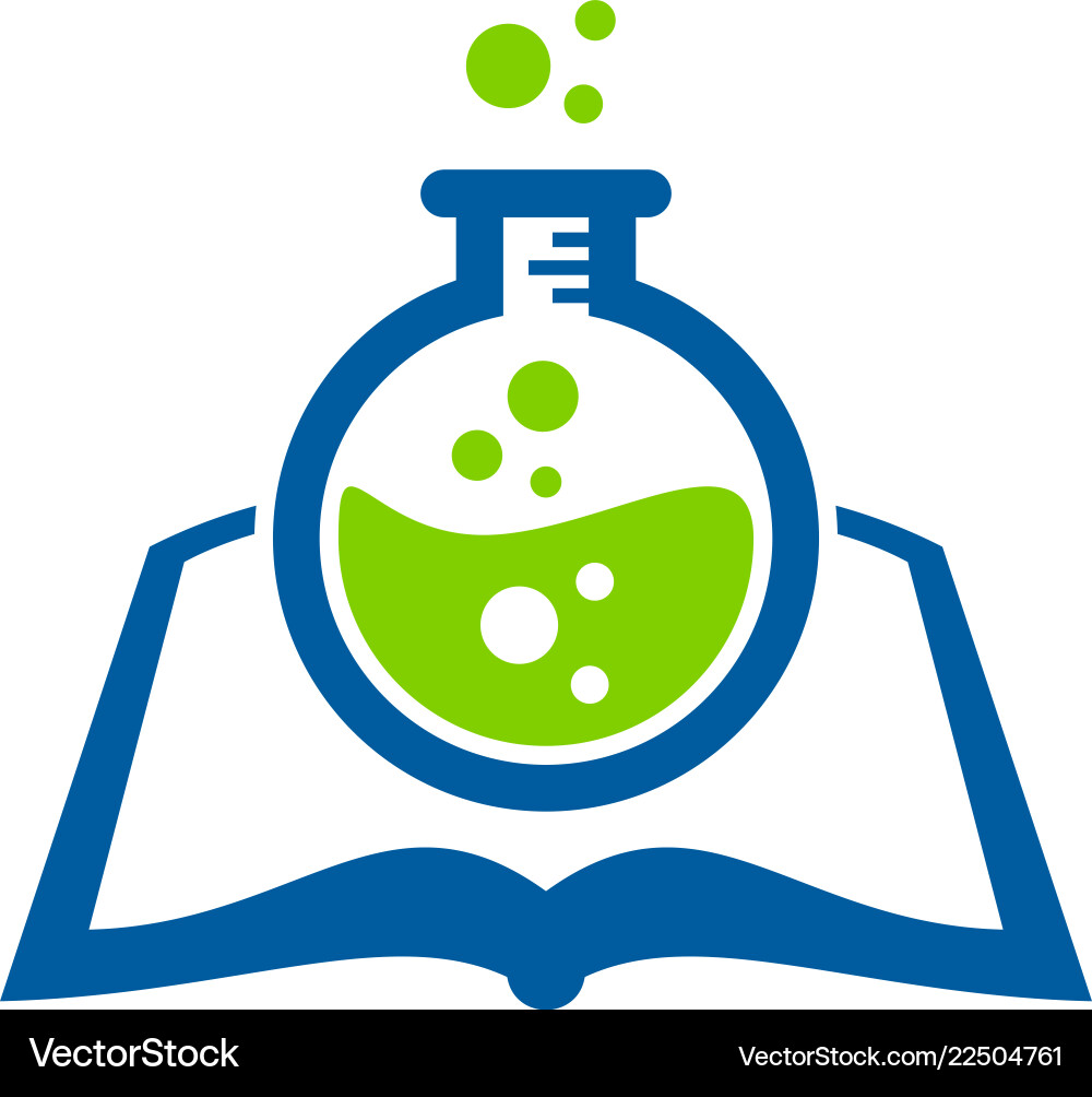 Research book logo icon design Royalty Free Vector Image