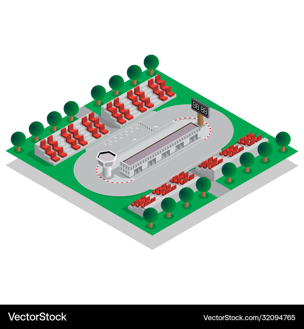 Race track Royalty Free Vector Image - VectorStock