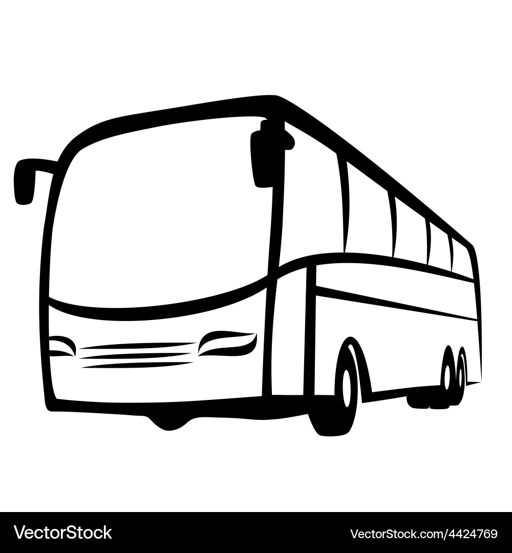Bus symbol Royalty Free Vector Image - VectorStock