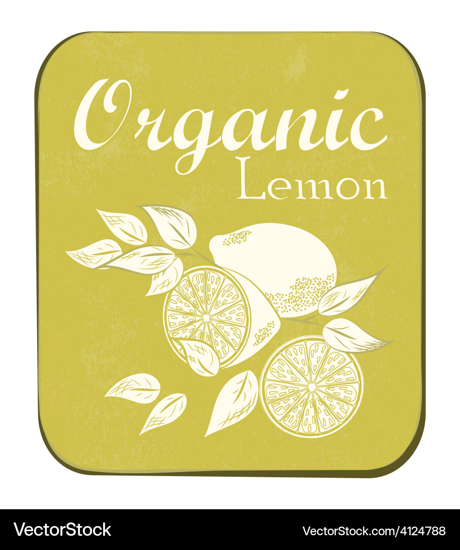 Lemon Label Royalty Free Vector Image - VectorStock