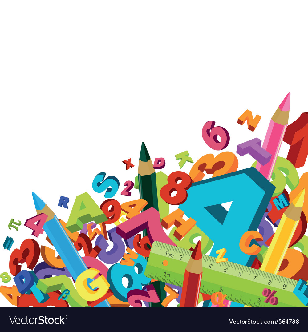 School background Royalty Free Vector Image - VectorStock