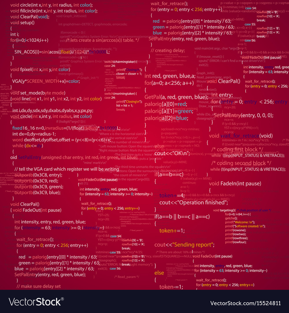 Program Royalty Free Vector Image - VectorStock