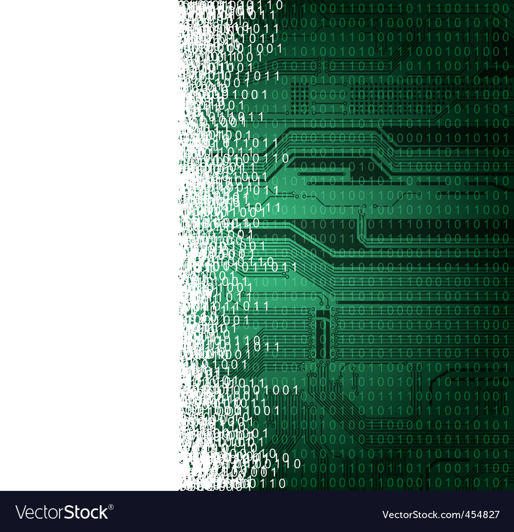 Abstract technology theme background with empty Vector Image