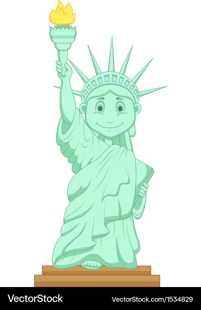 Picture Of Statue Of Liberty Cartoon at Andrew Mckeown blog