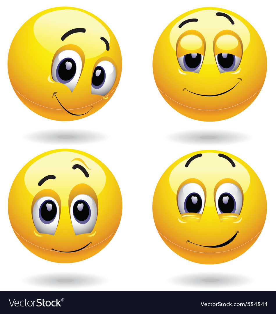 Smiley character Royalty Free Vector Image - VectorStock