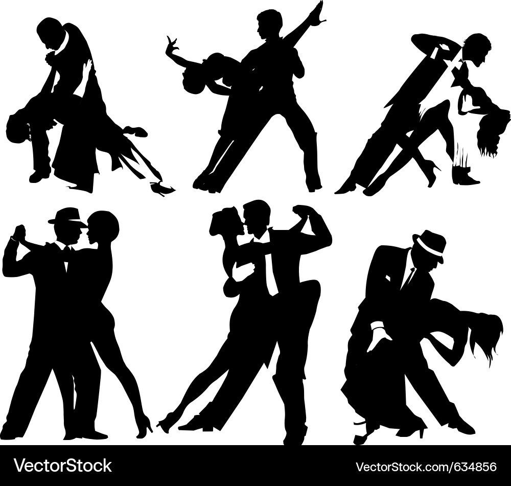 Ballroom dancing Royalty Free Vector Image - VectorStock