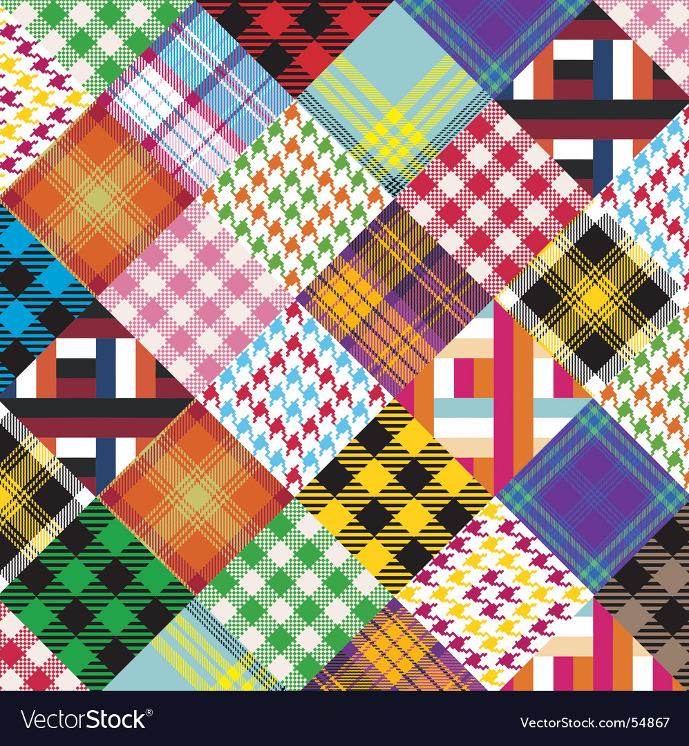 Patchwork Royalty Free Vector Image - VectorStock