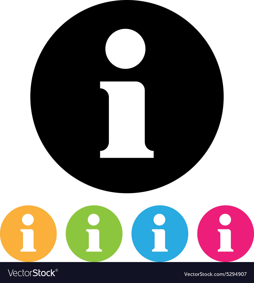 Information icon Royalty Free Vector Image - VectorStock