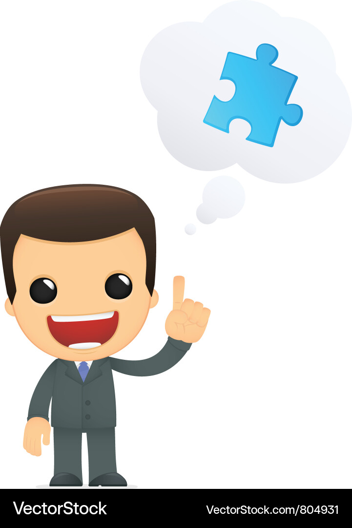 Funny cartoon boss Royalty Free Vector Image - VectorStock