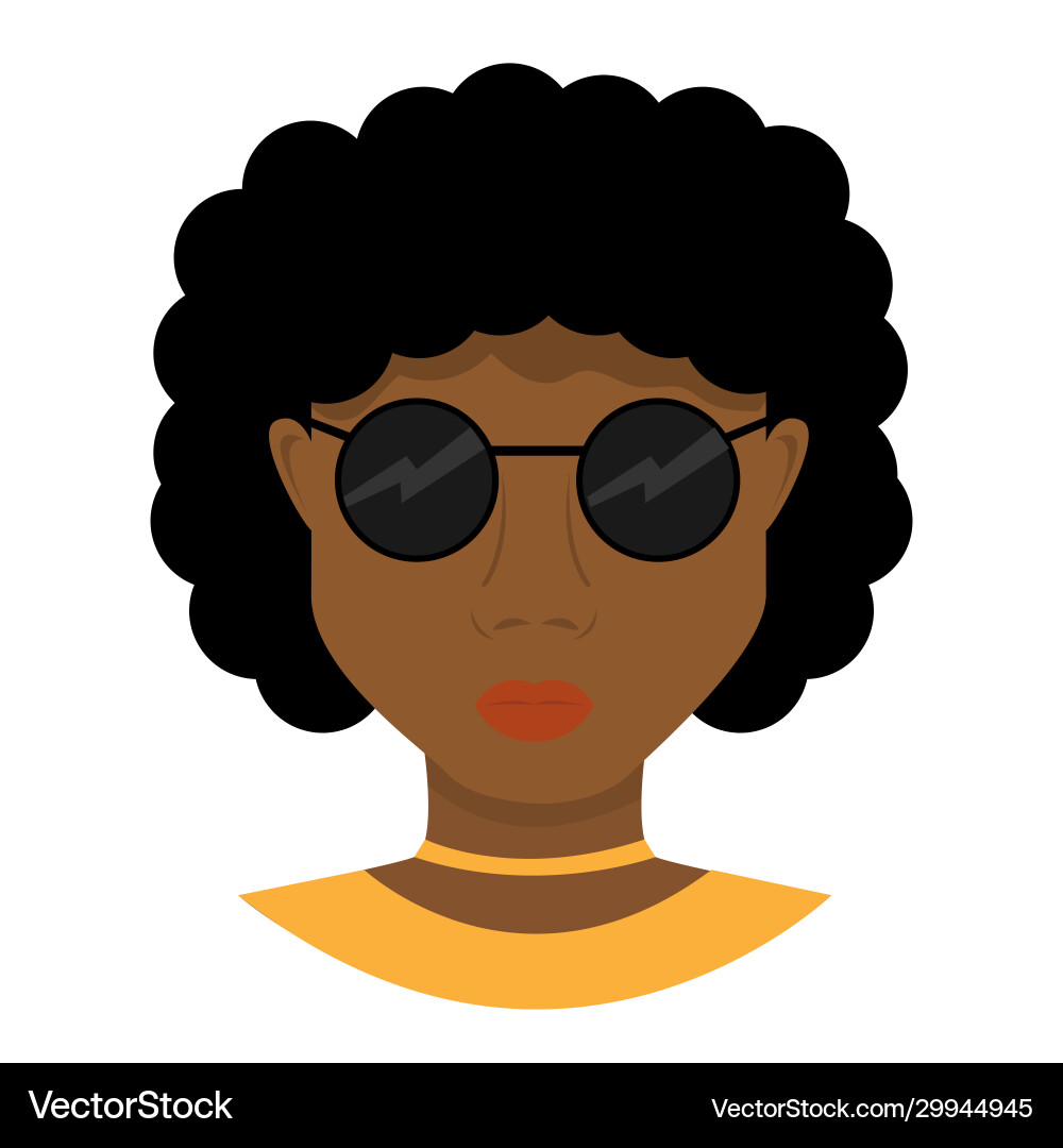 African american woman Royalty Free Vector Image