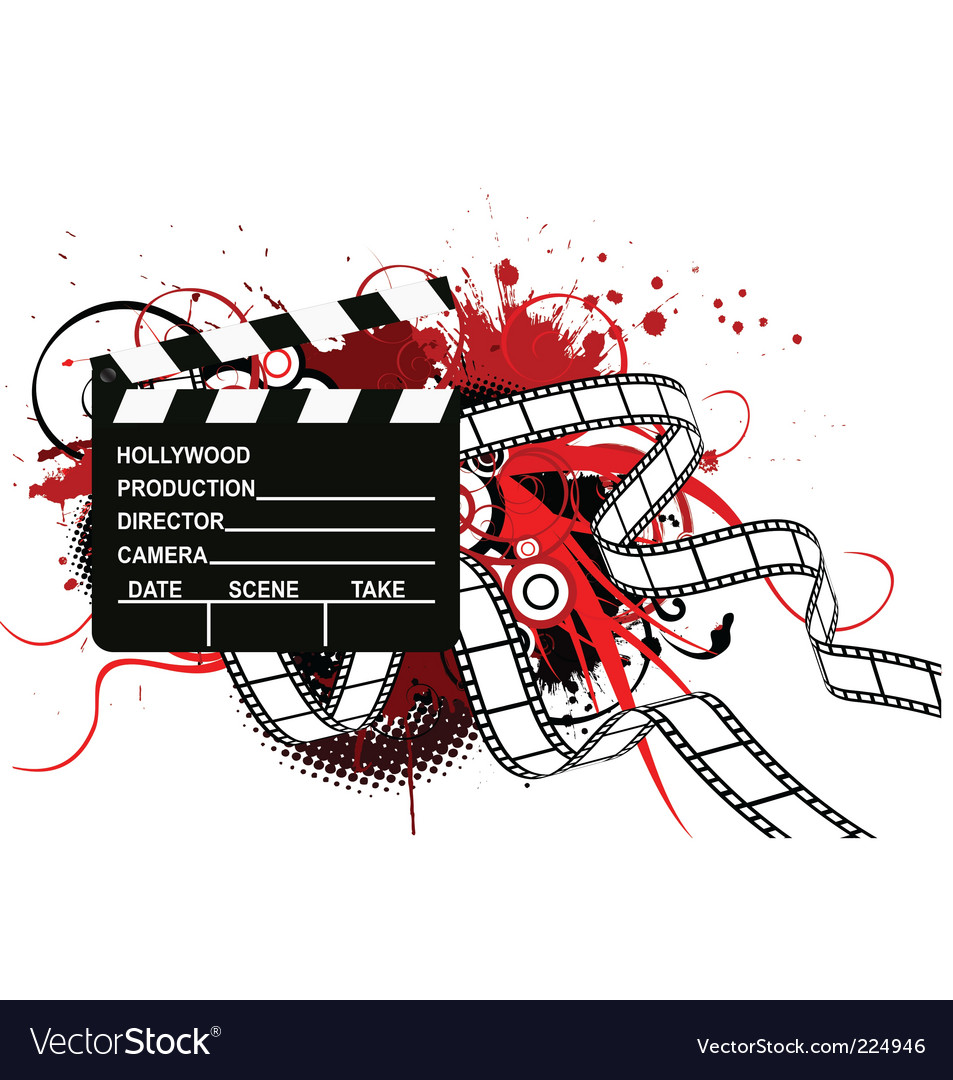 Movie theme background Vector Image by dagadu - Image #224946 - VectorStock