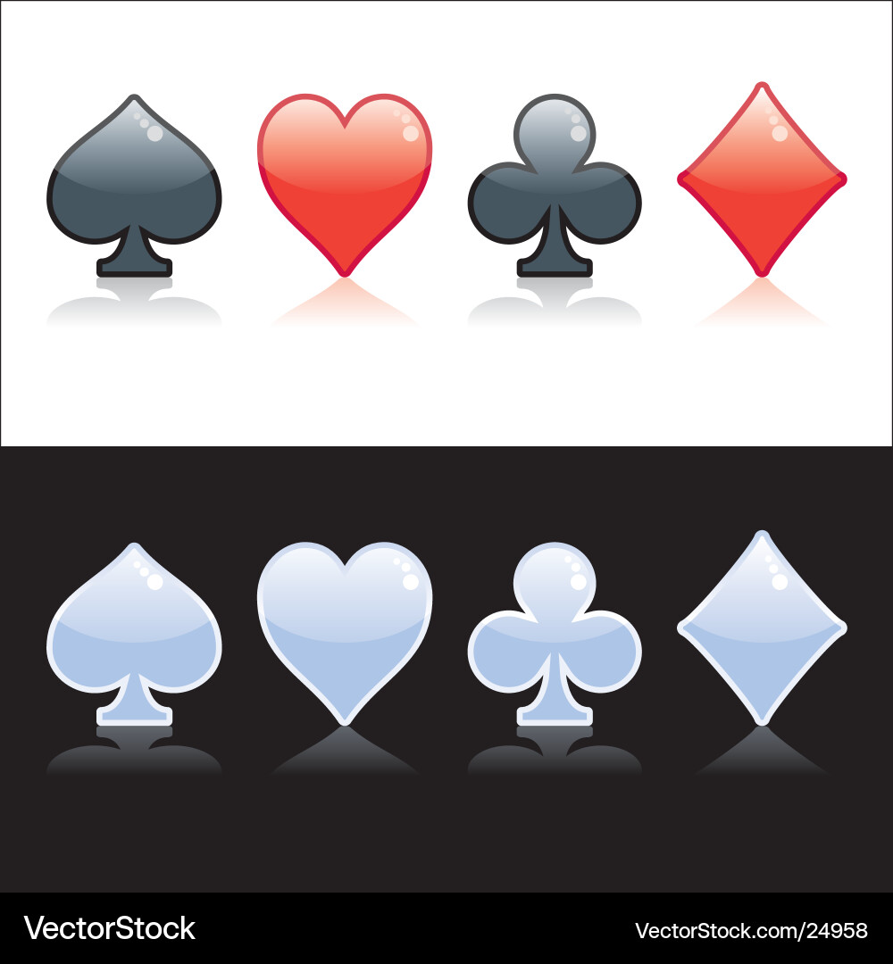 Poker symbol Royalty Free Vector Image - VectorStock