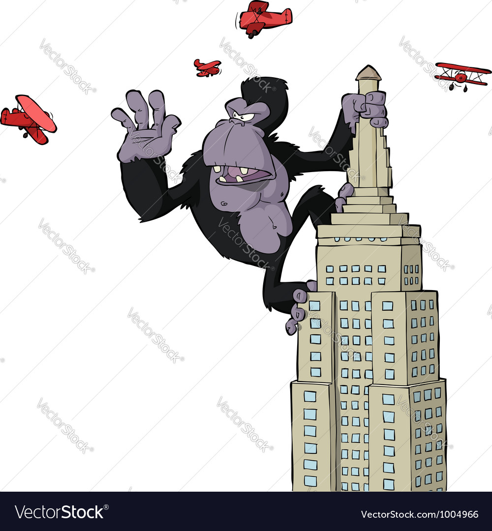 King kong Royalty Free Vector Image - VectorStock
