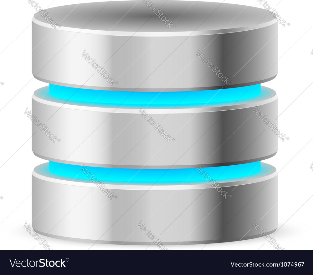 Data base icon Royalty Free Vector Image - VectorStock