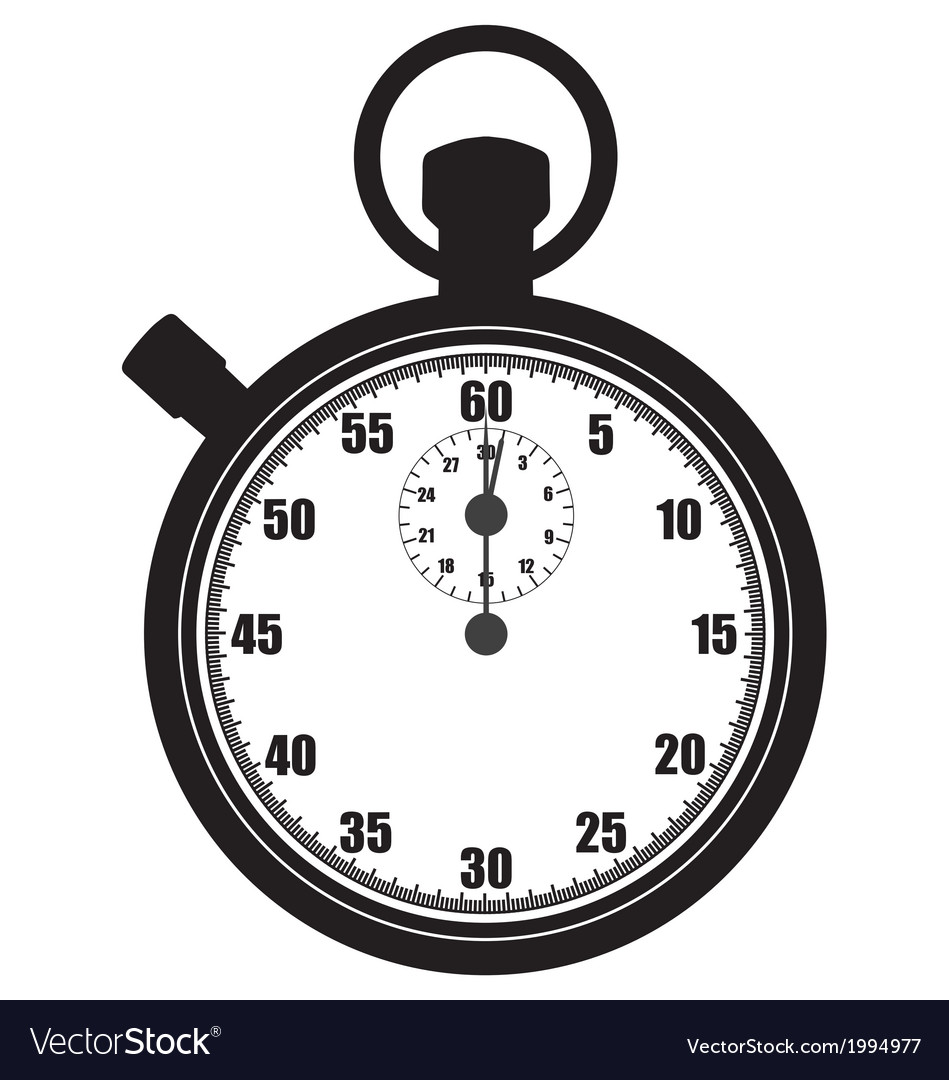 Stopwatch Royalty Free Vector Image - VectorStock