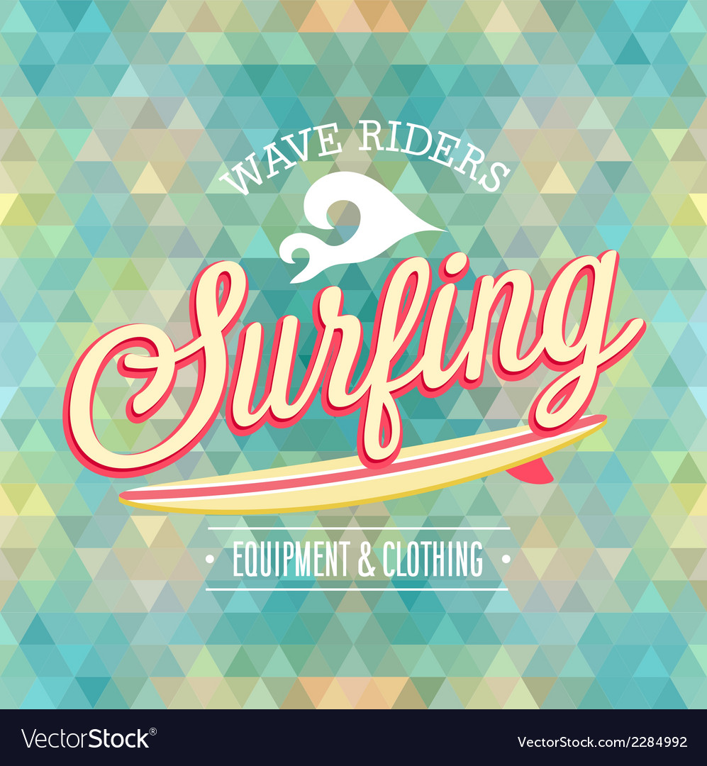 Surfing Royalty Free Vector Image - VectorStock