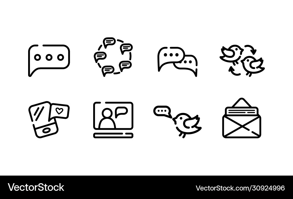Communication ways and gadgets Royalty Free Vector Image