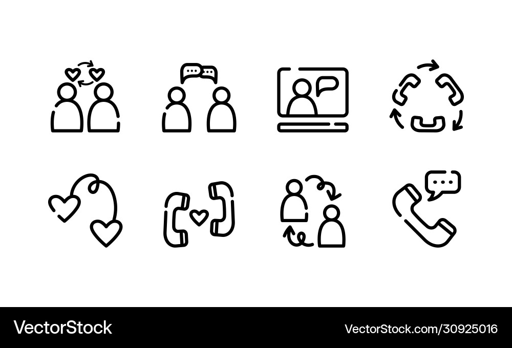 Communication ways and gadgets Royalty Free Vector Image