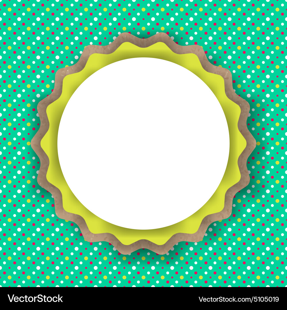 Template for text on a colored background circles Vector Image