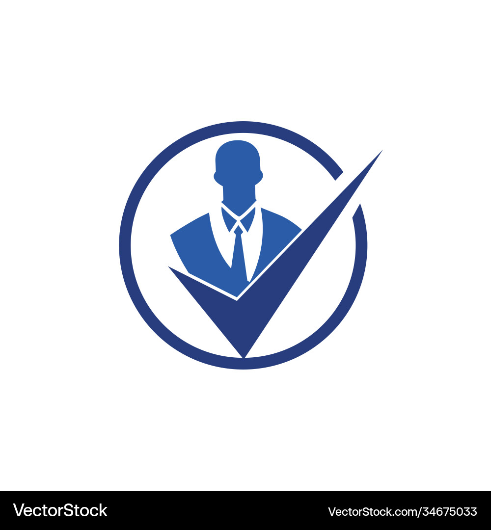 Business solution logo design Royalty Free Vector Image