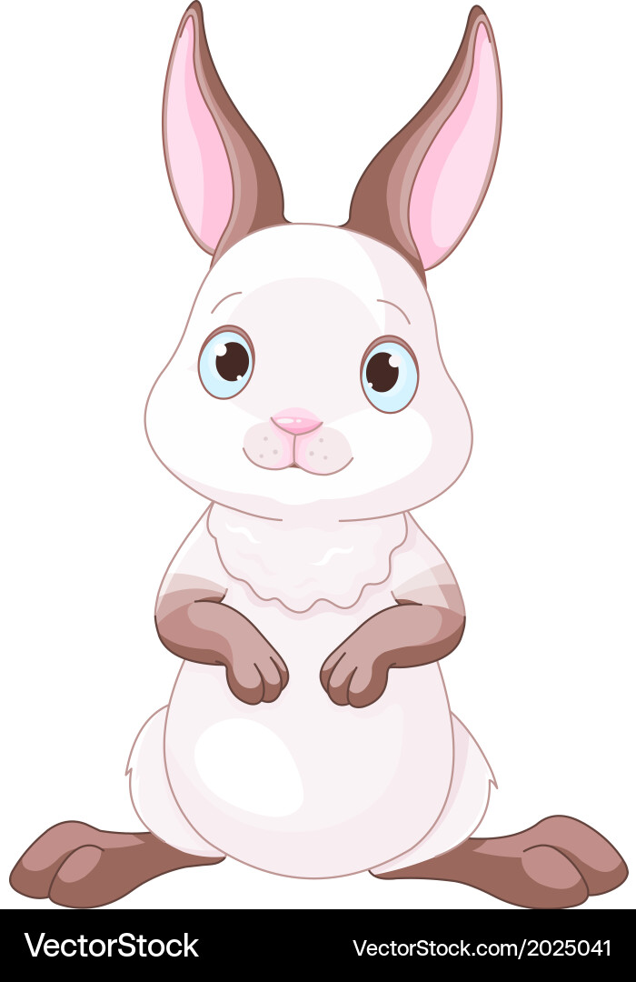 Cute Bunny Royalty Free Vector Image - VectorStock
