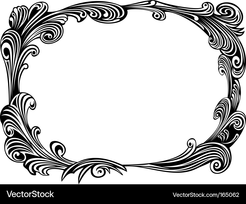Decorative frame Royalty Free Vector Image - VectorStock