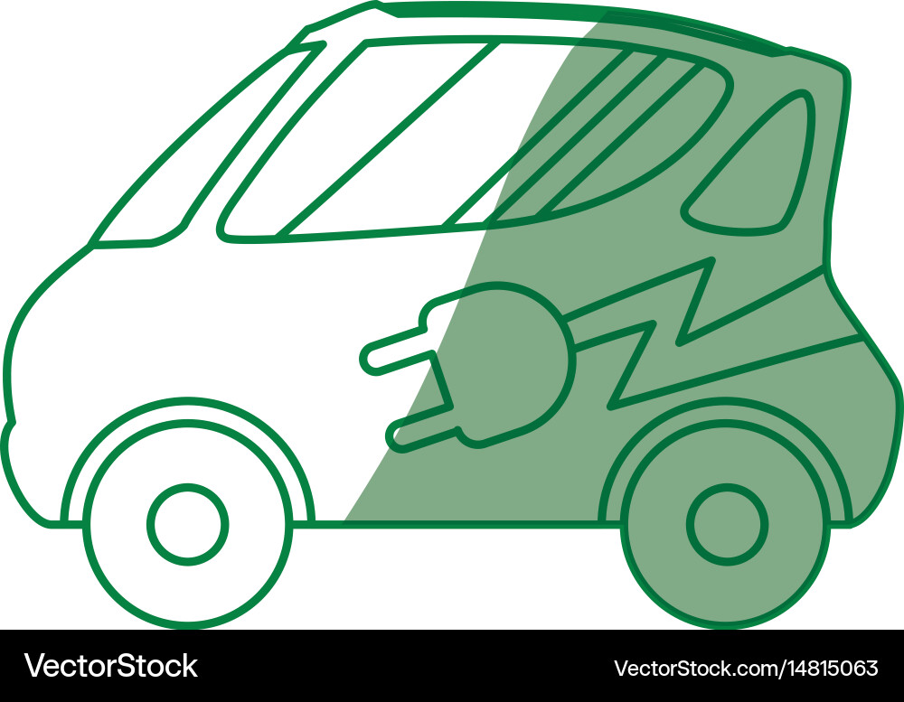 Electric vehicle car Royalty Free Vector Image