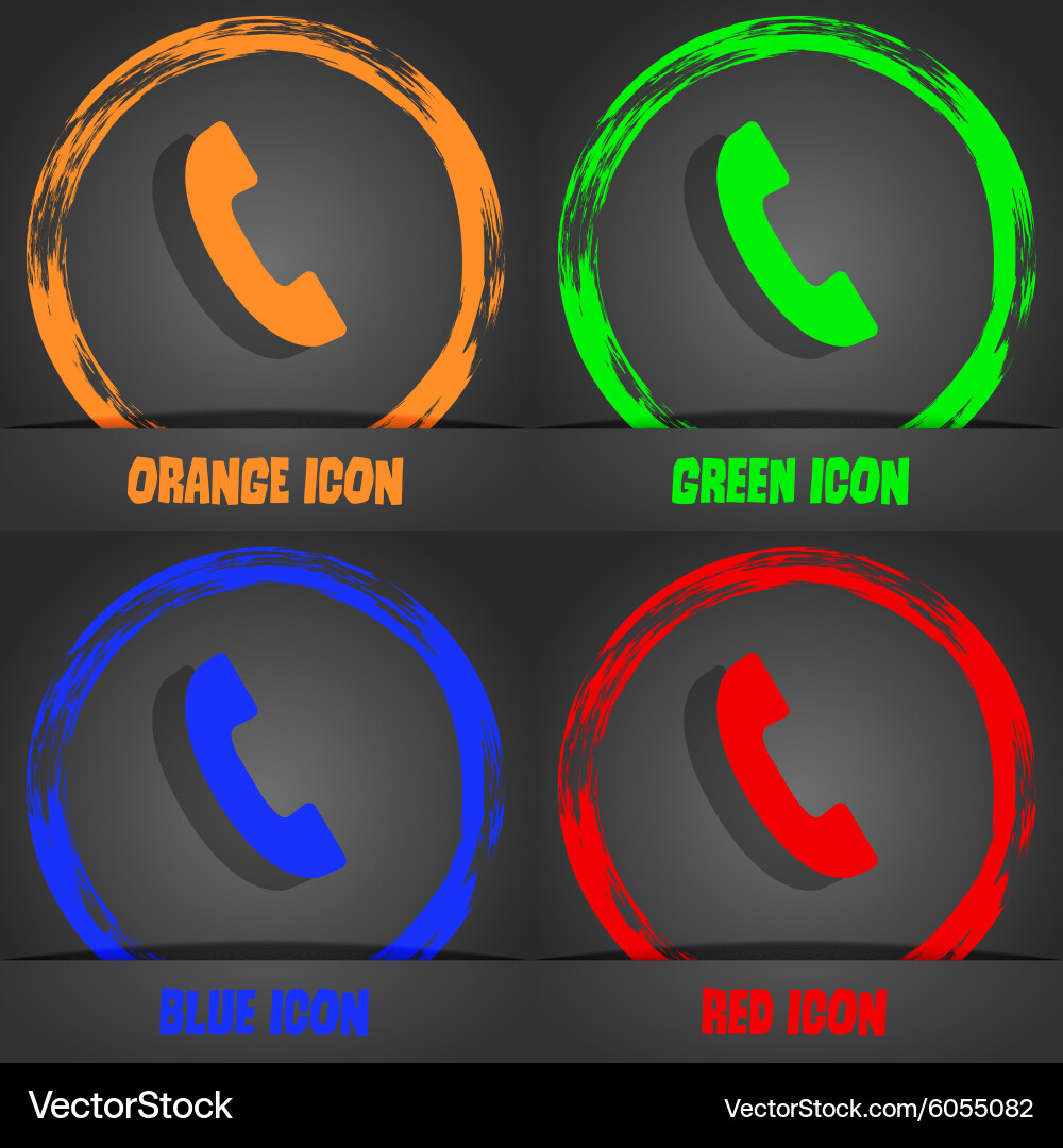Phone sign icon support symbol call center Vector Image