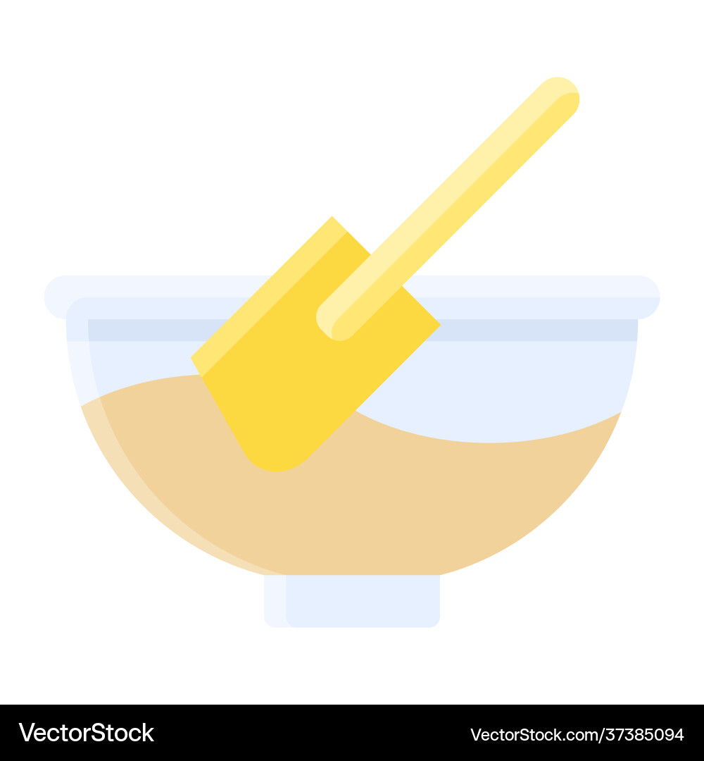 Cup and spatula icon bakery and baking related Vector Image