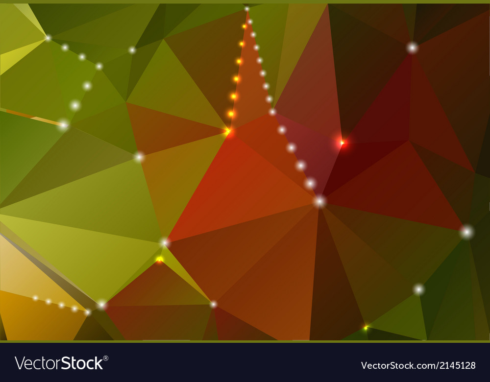 Abstract background with triangular shapes Vector Image
