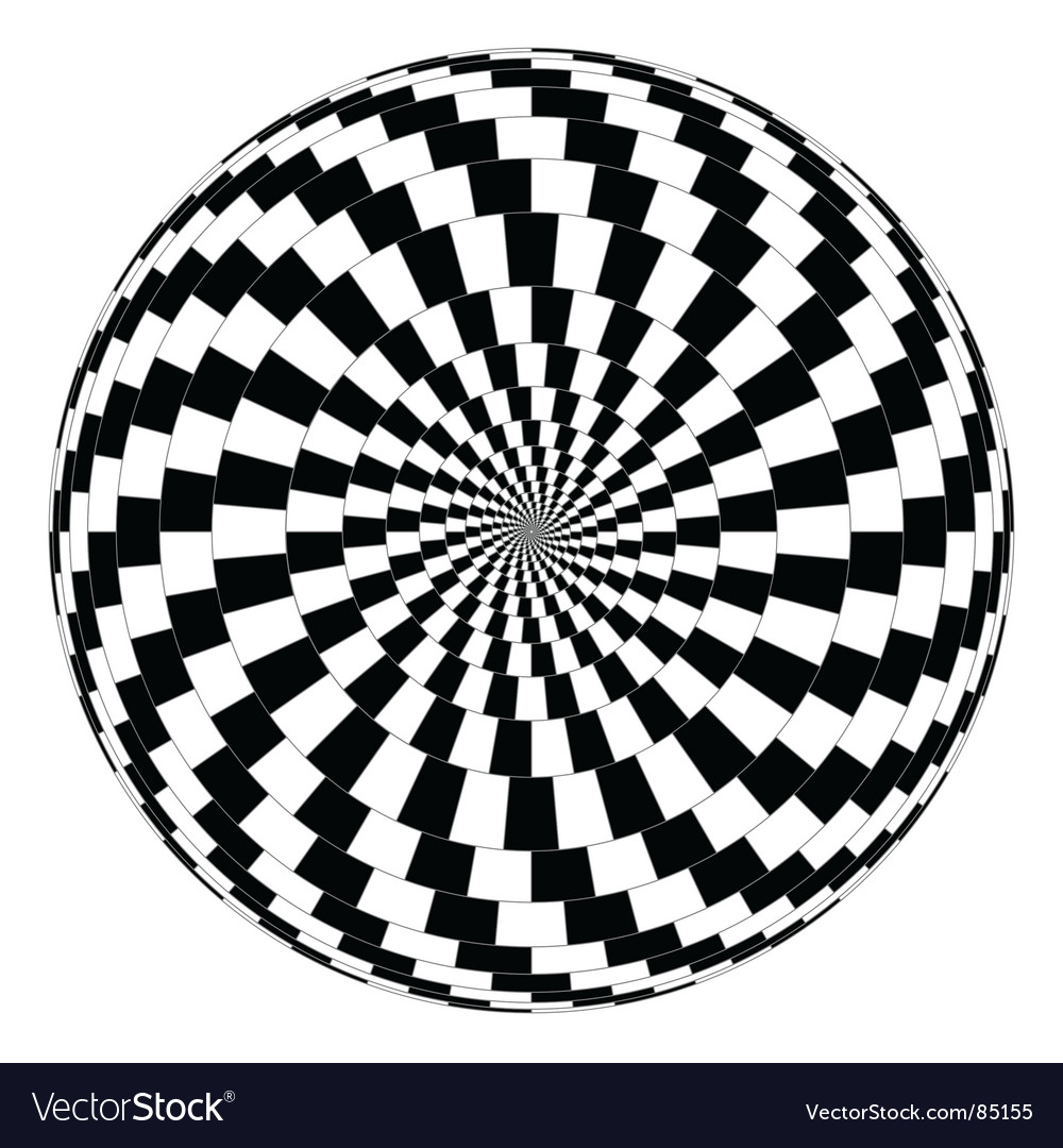 Optical illusion Royalty Free Vector Image - VectorStock