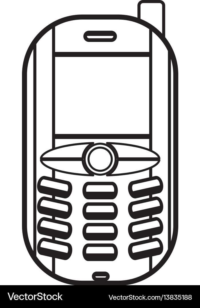Cellphone mobile technology Royalty Free Vector Image