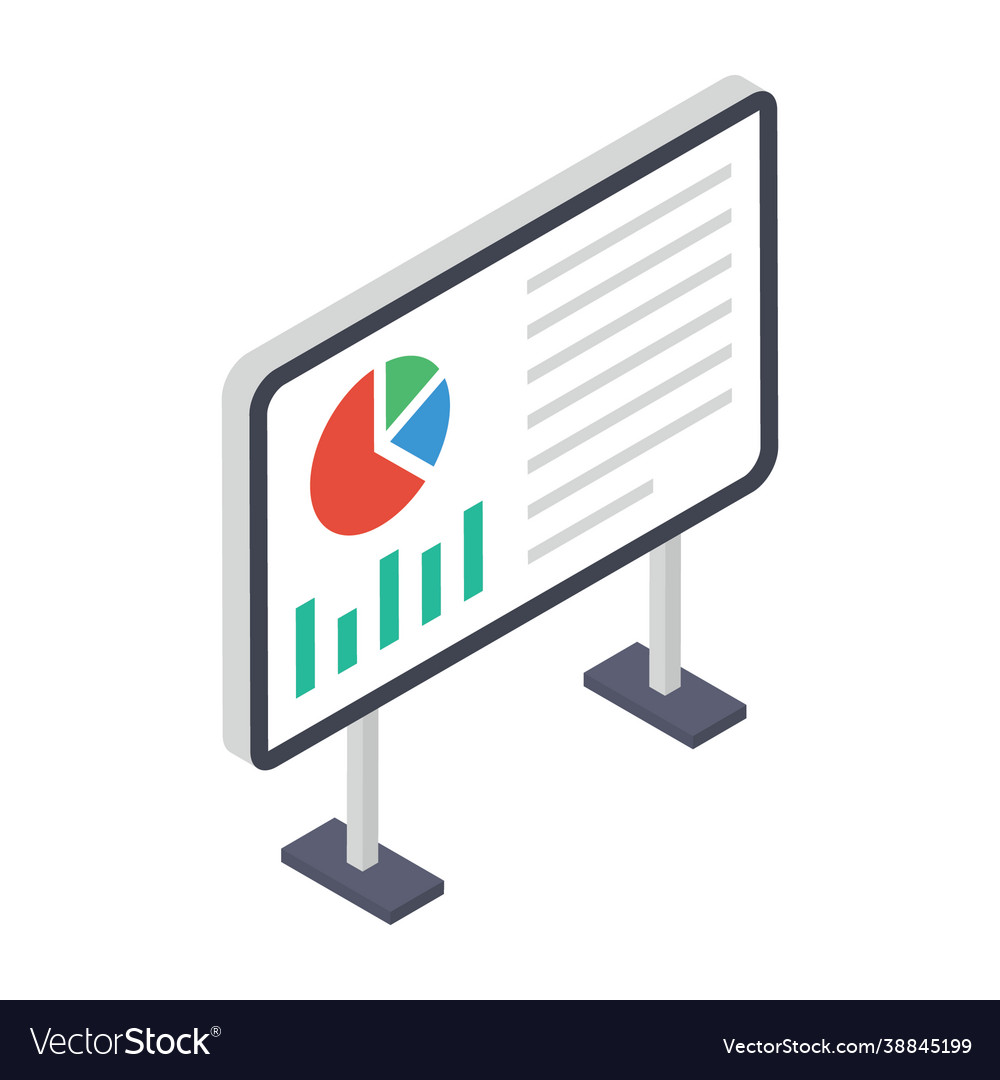 Graphical presentation Royalty Free Vector Image