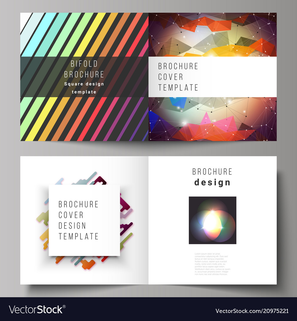 The layout of two Royalty Free Vector Image - VectorStock
