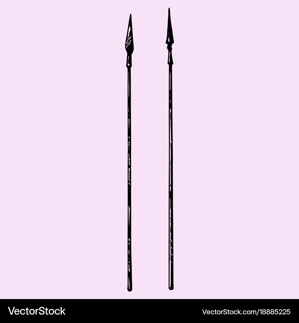 Spear Royalty Free Vector Image - VectorStock
