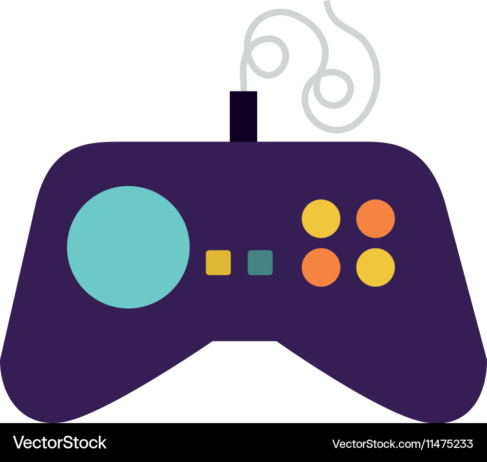 Videogame control icon Royalty Free Vector Image
