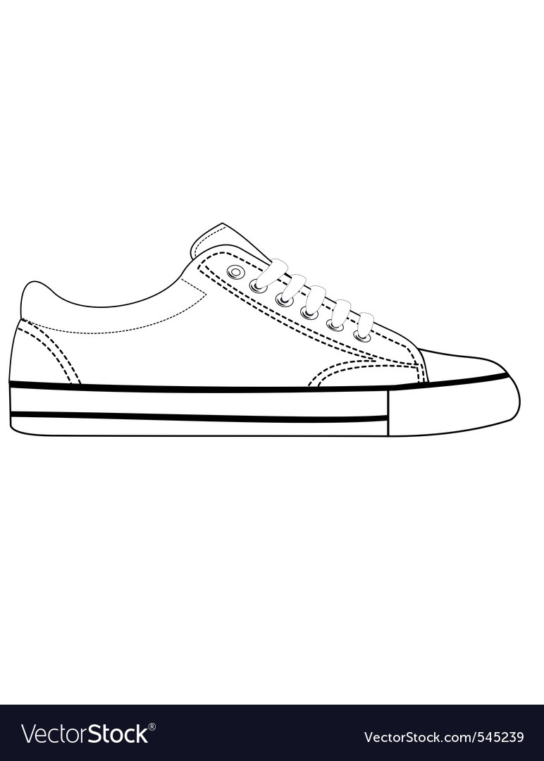 Sneaker Royalty Free Vector Image - VectorStock