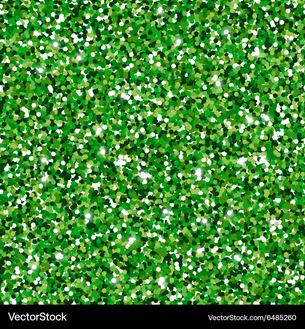 Glitter green seamless texture Royalty Free Vector Image