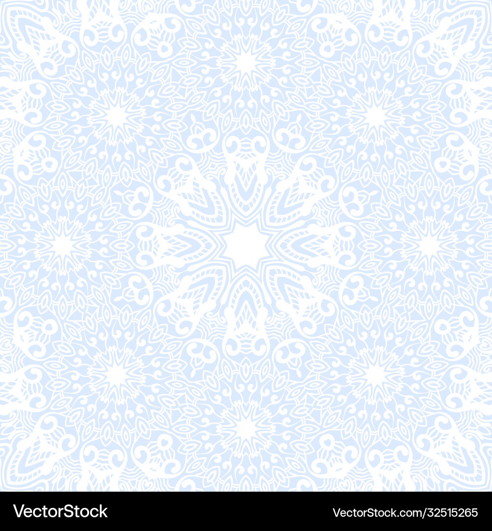 Abstract background round ornament texture blue Vector Image