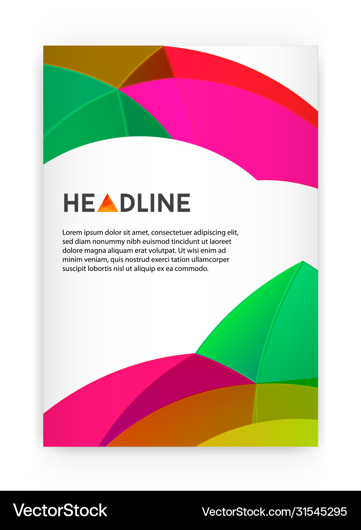 Visual identity with letter logo elements Vector Image