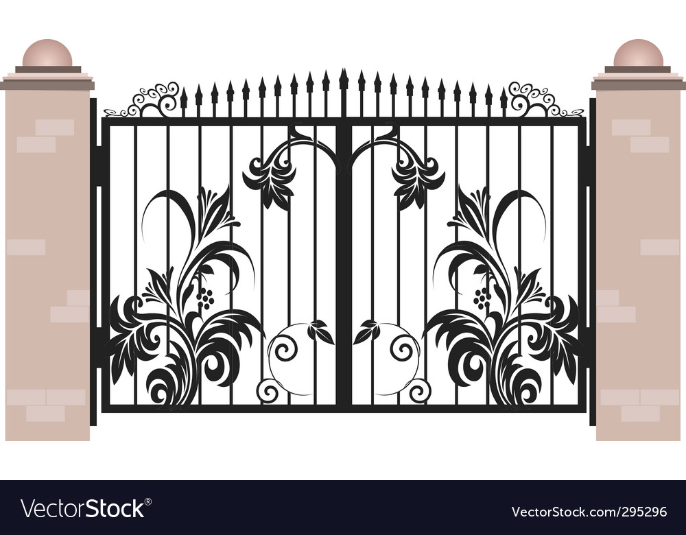 Gate Royalty Free Vector Image - VectorStock